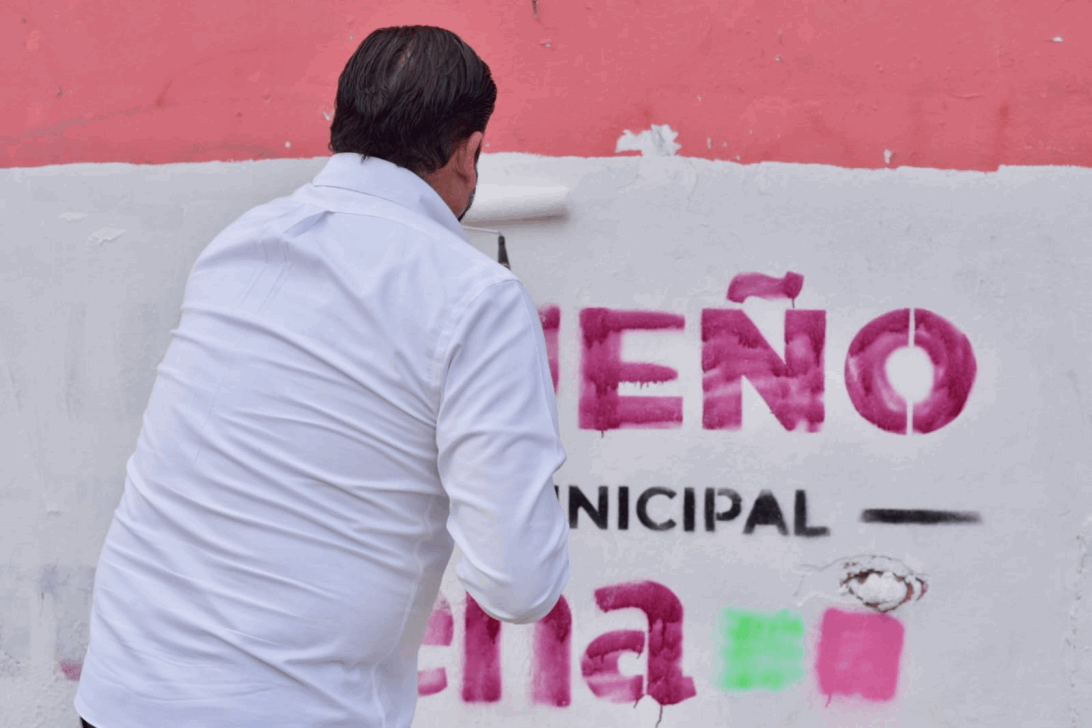 INICIA ISMAEL BURGUEÑO RETIRO DE PROPAGANDA EN LA CIUDAD - El Mexicano