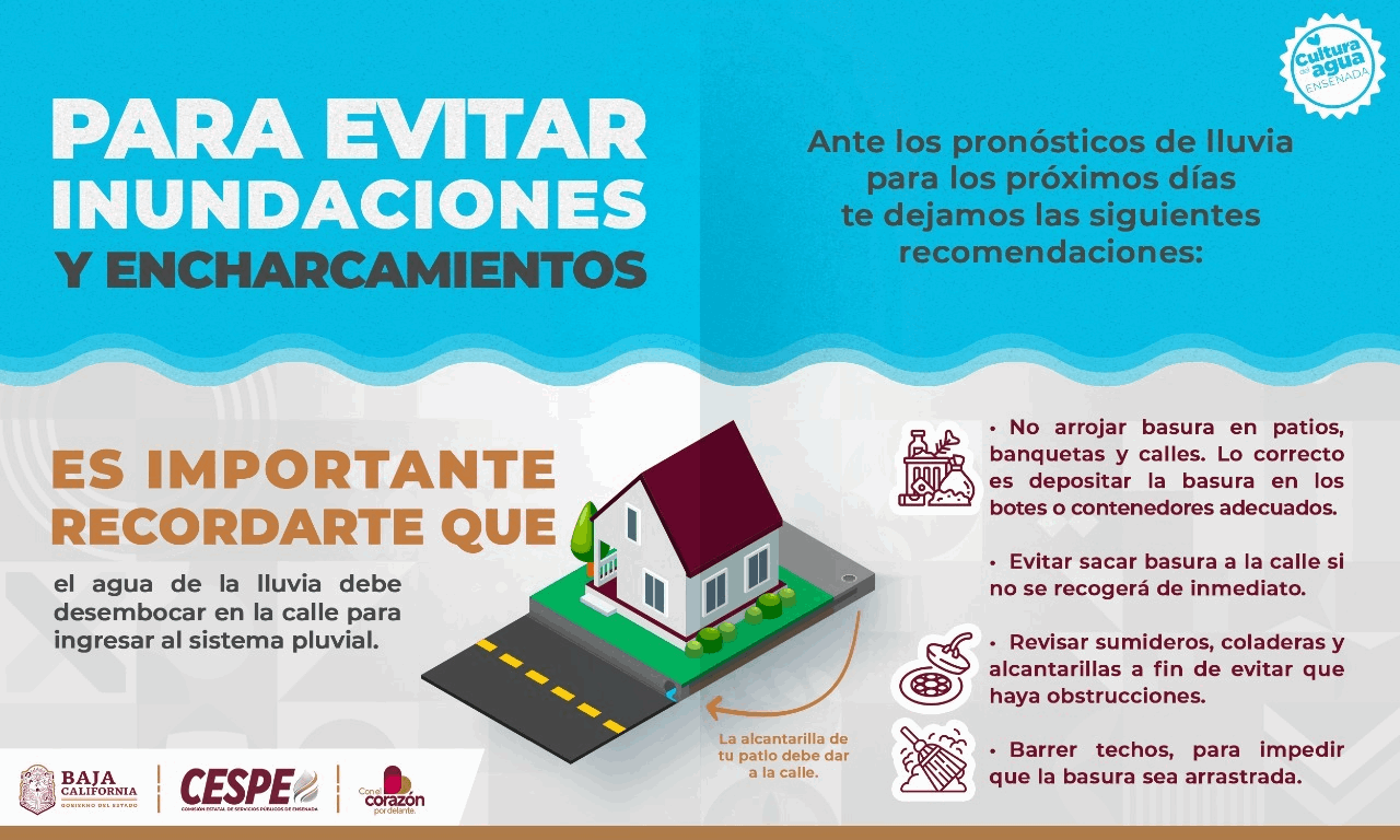 Emite CESPE recomendaciones para evitar encharcamientos,... - El Mexicano