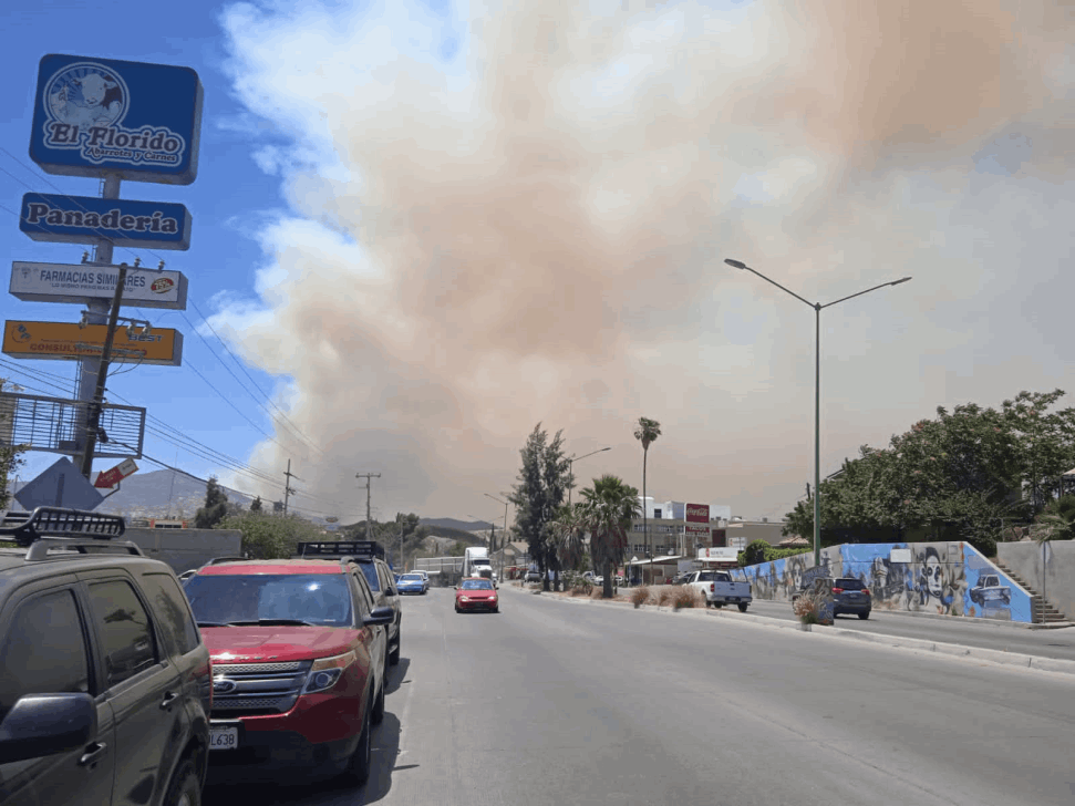 Incendio en California provoca alerta en Tecate - El Mexicano