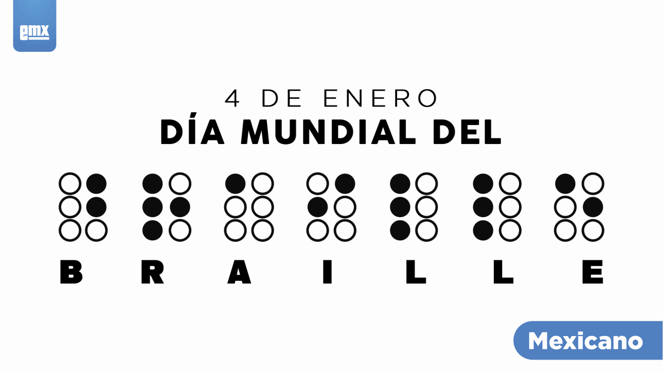 Día Mundial del Braille - 4 enero 2022 - El Mexicano