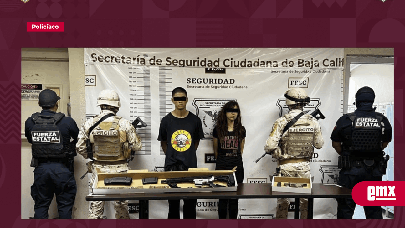 Detienen FESC y Ejército a hombre y mujer con armas de f... - El Mexicano