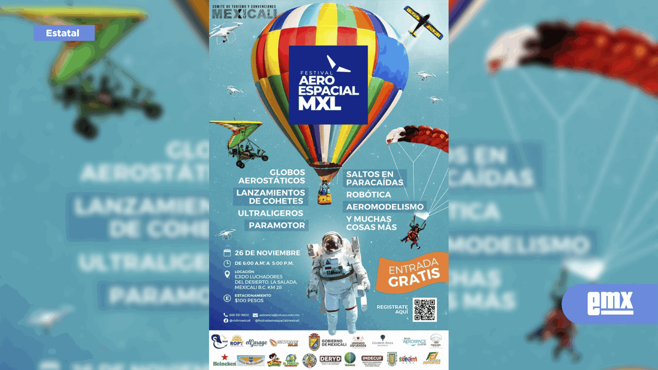 Invitan a las familias cachanillas al festival aeroespac... - El Mexicano