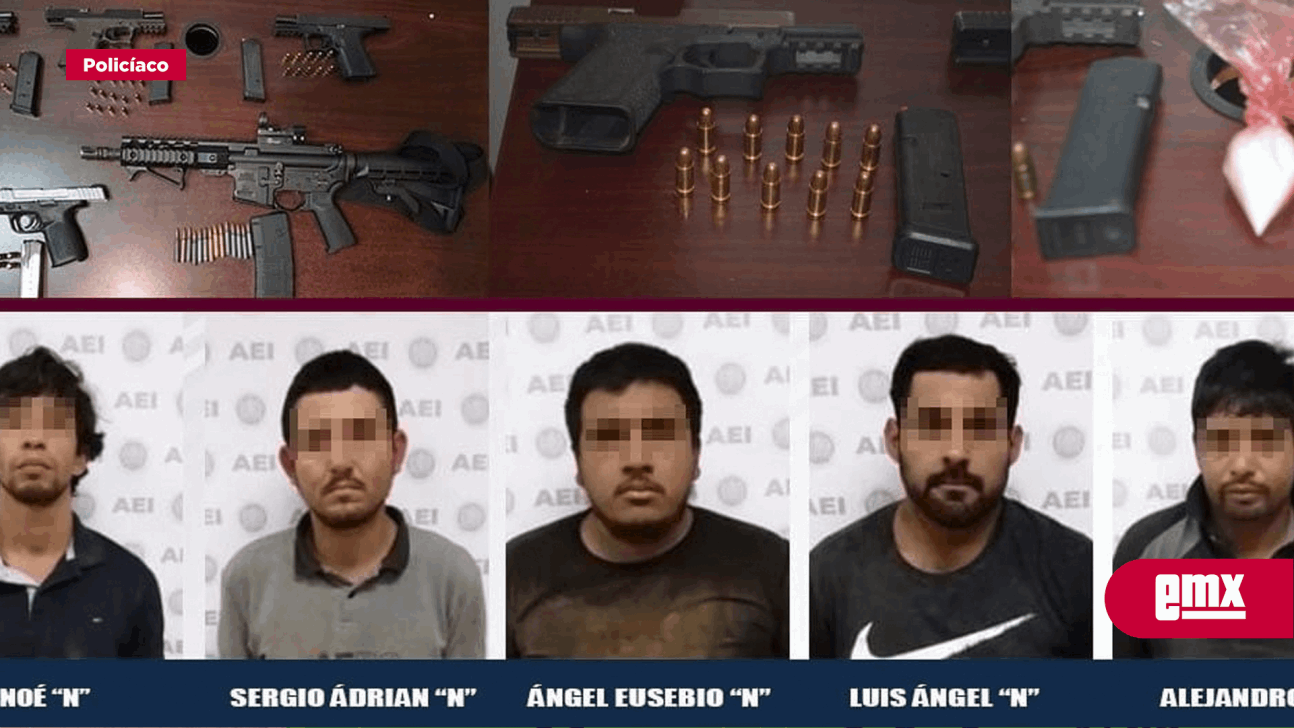 DETIENE FGE A UN GRUPO DE 5 CRIMINALES CON ARMAS LARGAS... - El Mexicano