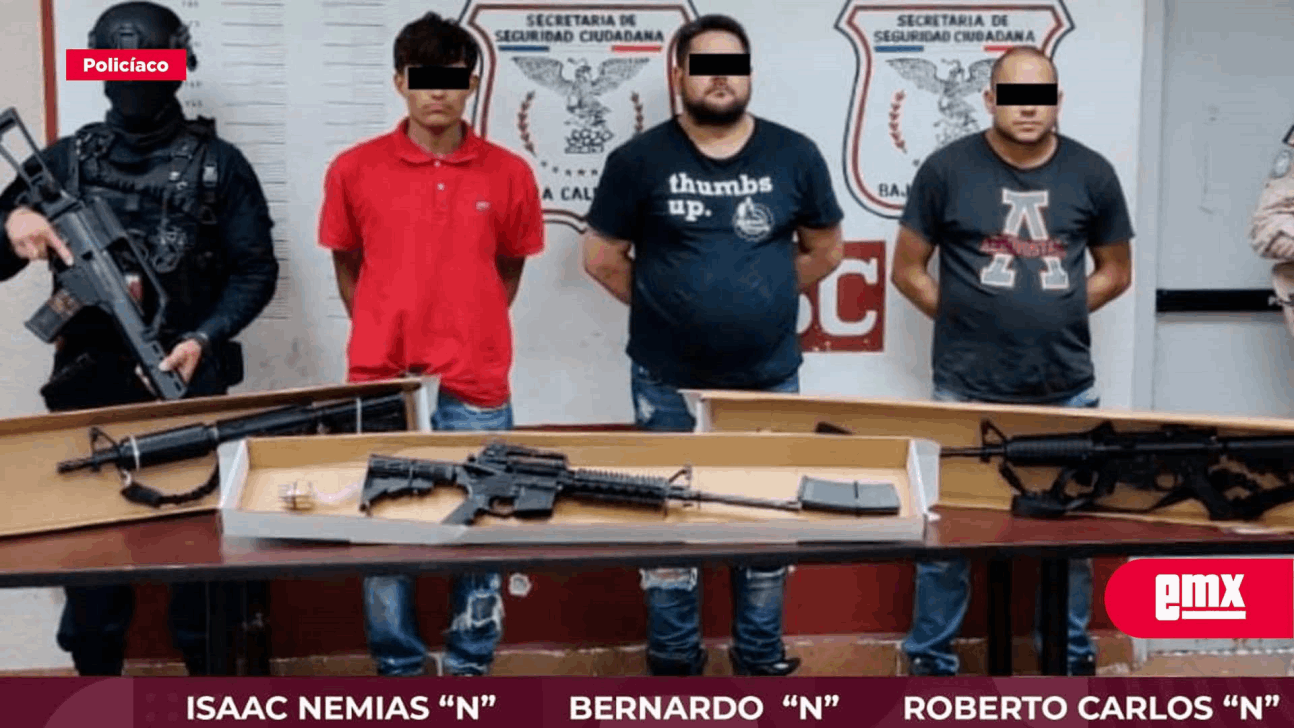 Aseguran Fesc Y Sedena A Tres Sujetos Armados En El Vall El Mexicano