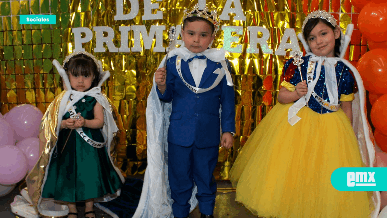 Presenta Jardín de niños a su Reina y Rey de la Primaver... - El Mexicano