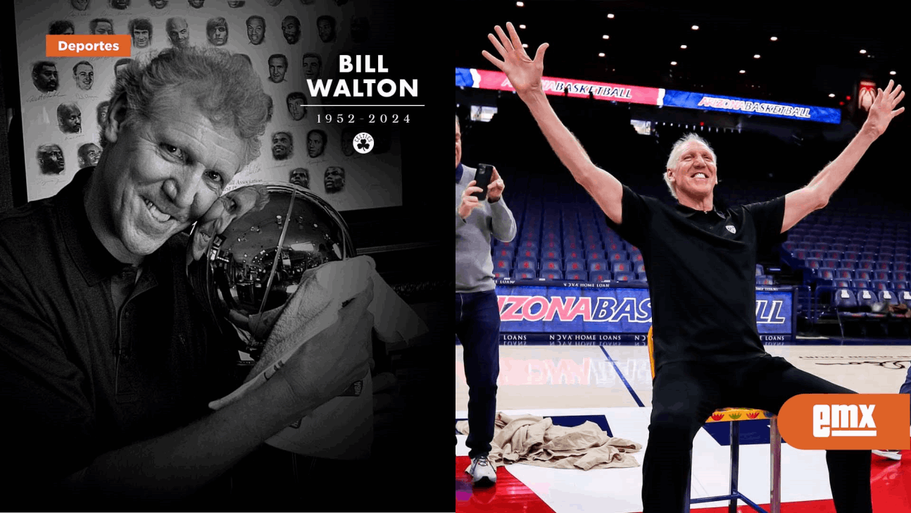 Fallece leyenda de la NBA Bill Walton - El Mexicano