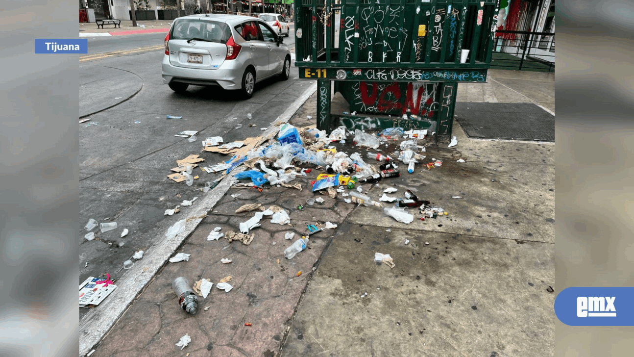 Reportan calles llenas de basura tras los festejos patri... - El Mexicano
