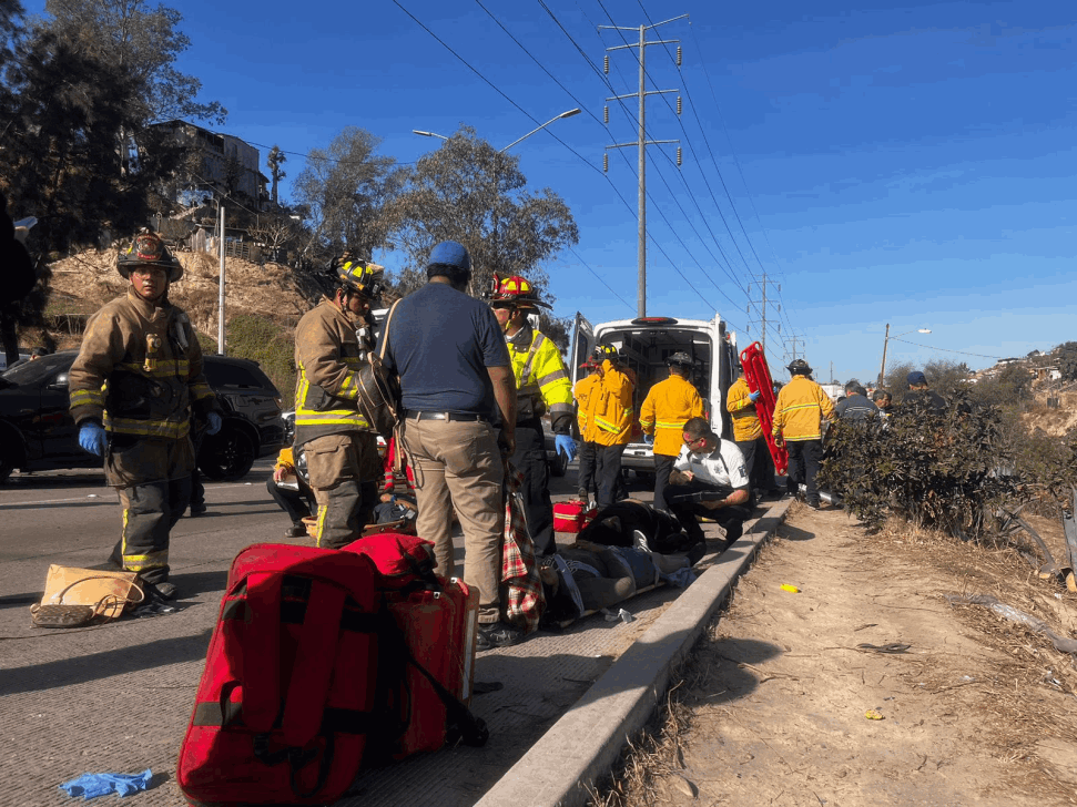 Última Hora: 9 lesionados en accidente automovilístico - El Mexicano